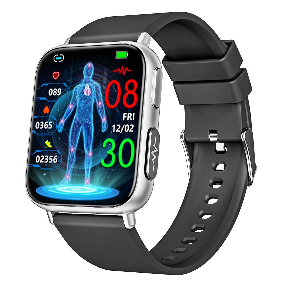 GT5 Pro Blood Sugar Smartwatch with Blood Pressure + ECG + Sleep Fitne ...